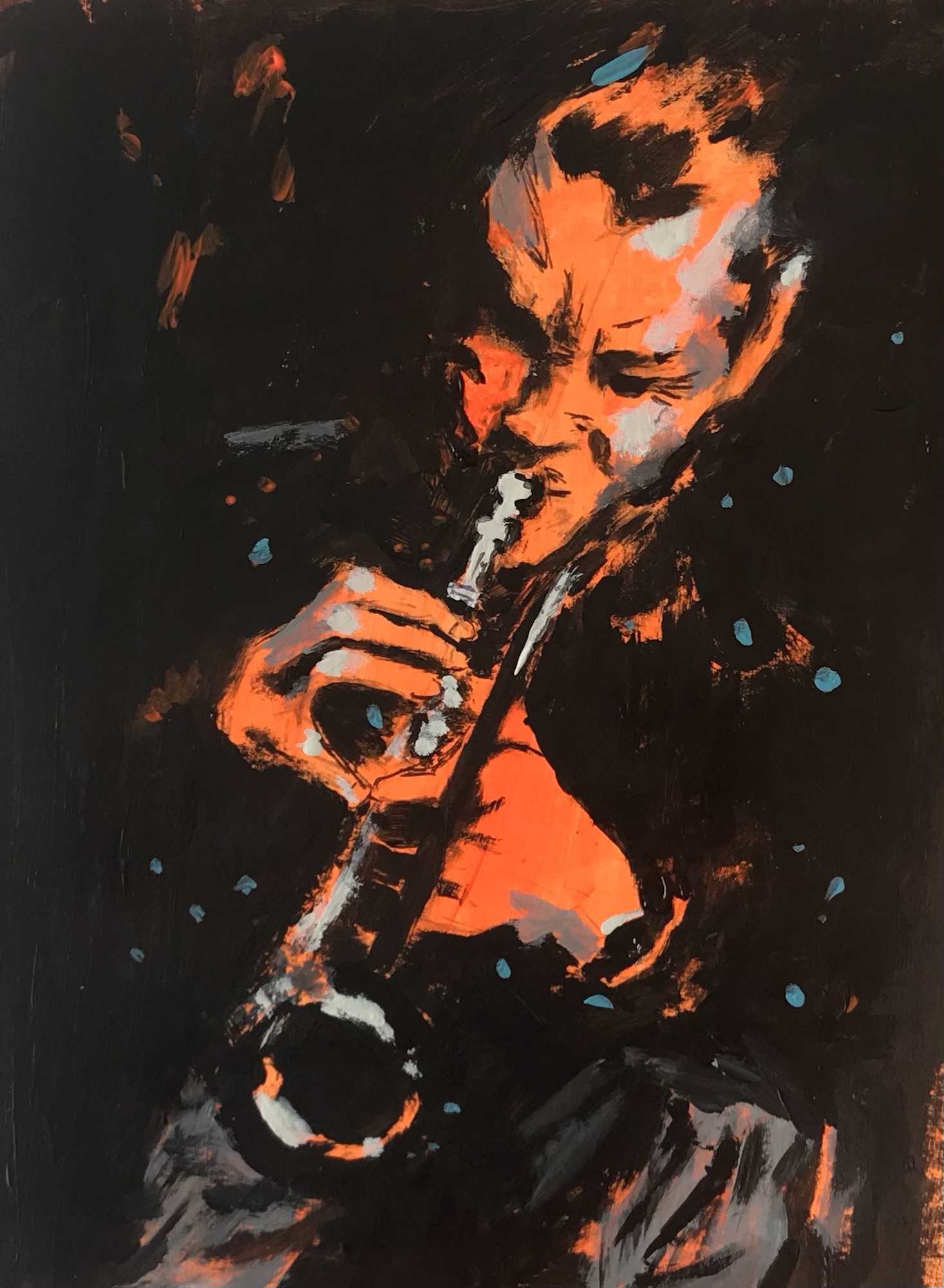 Chet Baker – Peinture et partage